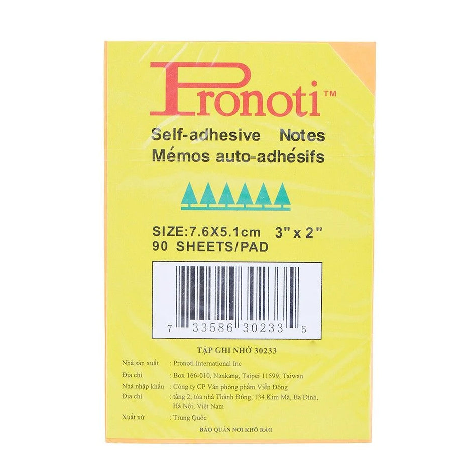 Giấy note 3x2 vàng (KW mã 30200) (4.6H) (Tập)